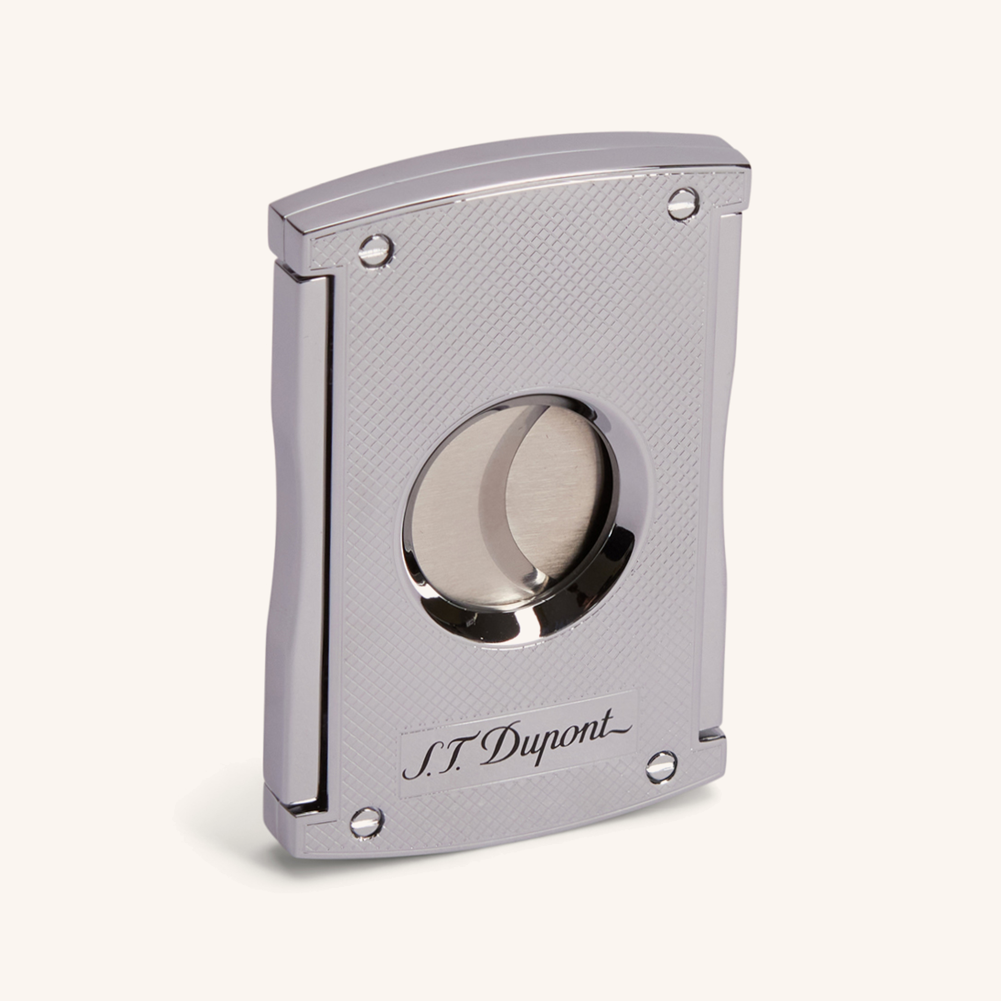 S.T. Dupont Maxijet Cigar Cutter Chequered Chrome – The Index Luxury ...