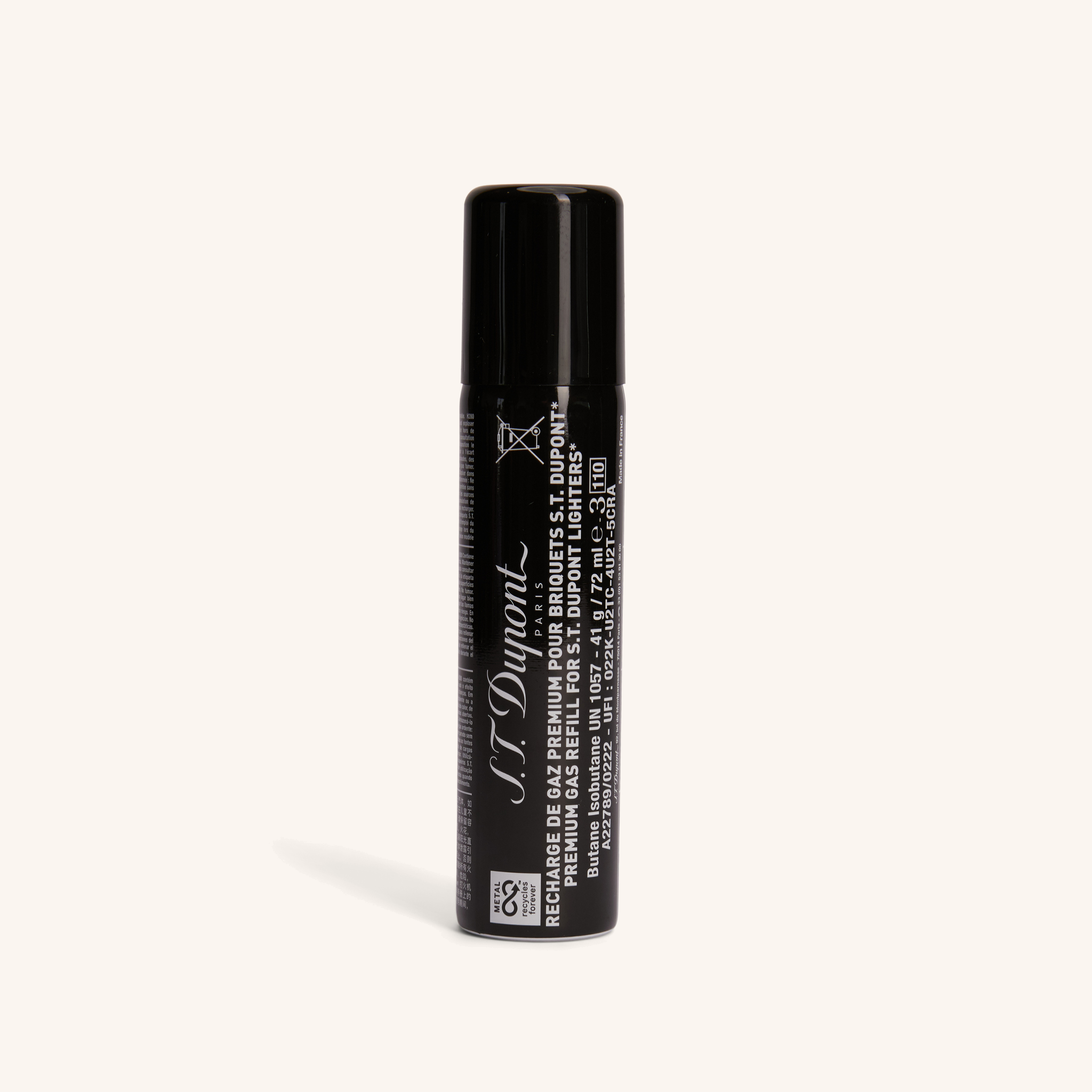 S.T. Dupont Butane Black Gas Refill – The Index Luxury Cigar Purveyors
