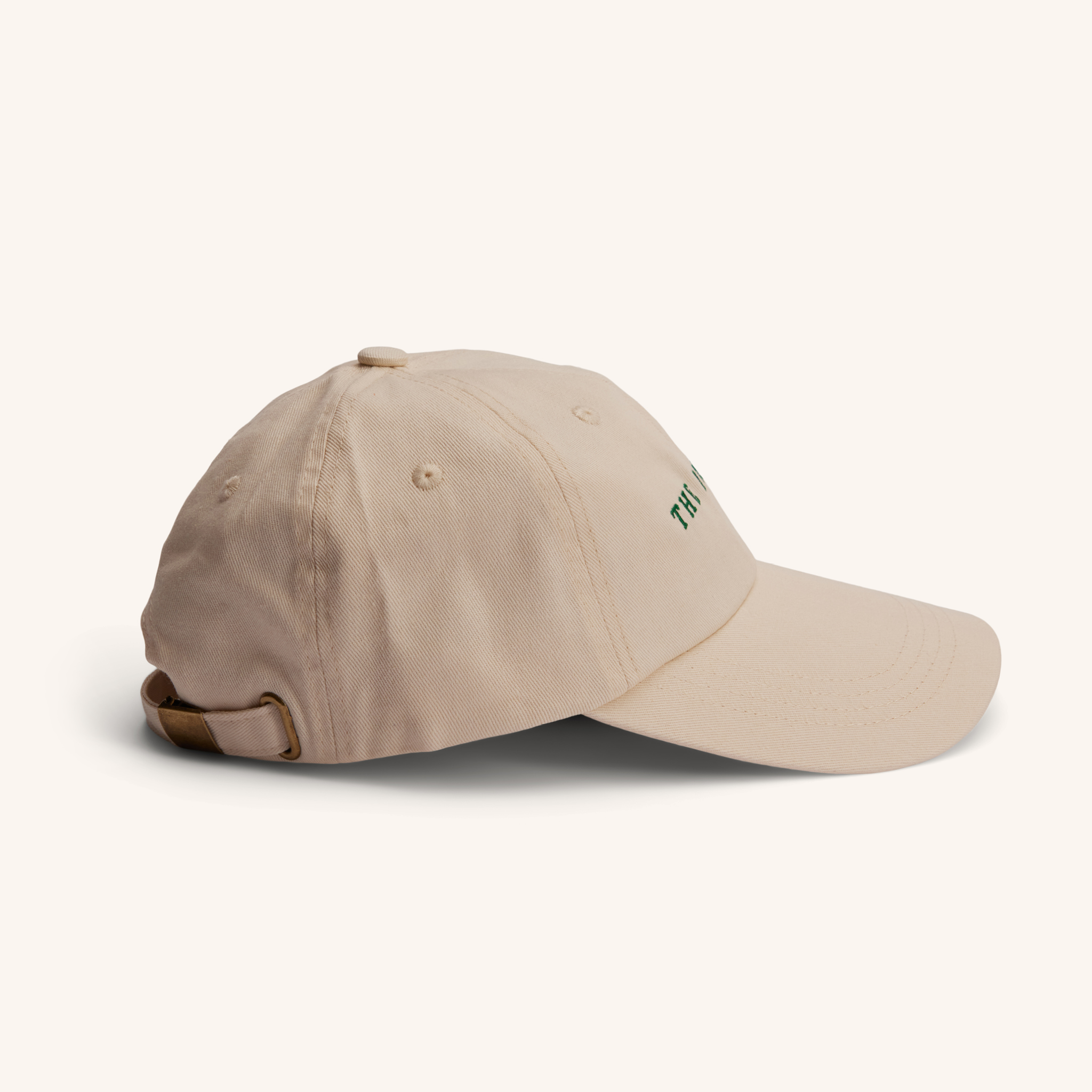 The Index Logo Embroidered Baseball Cap Beige – The Index Luxury Cigar ...