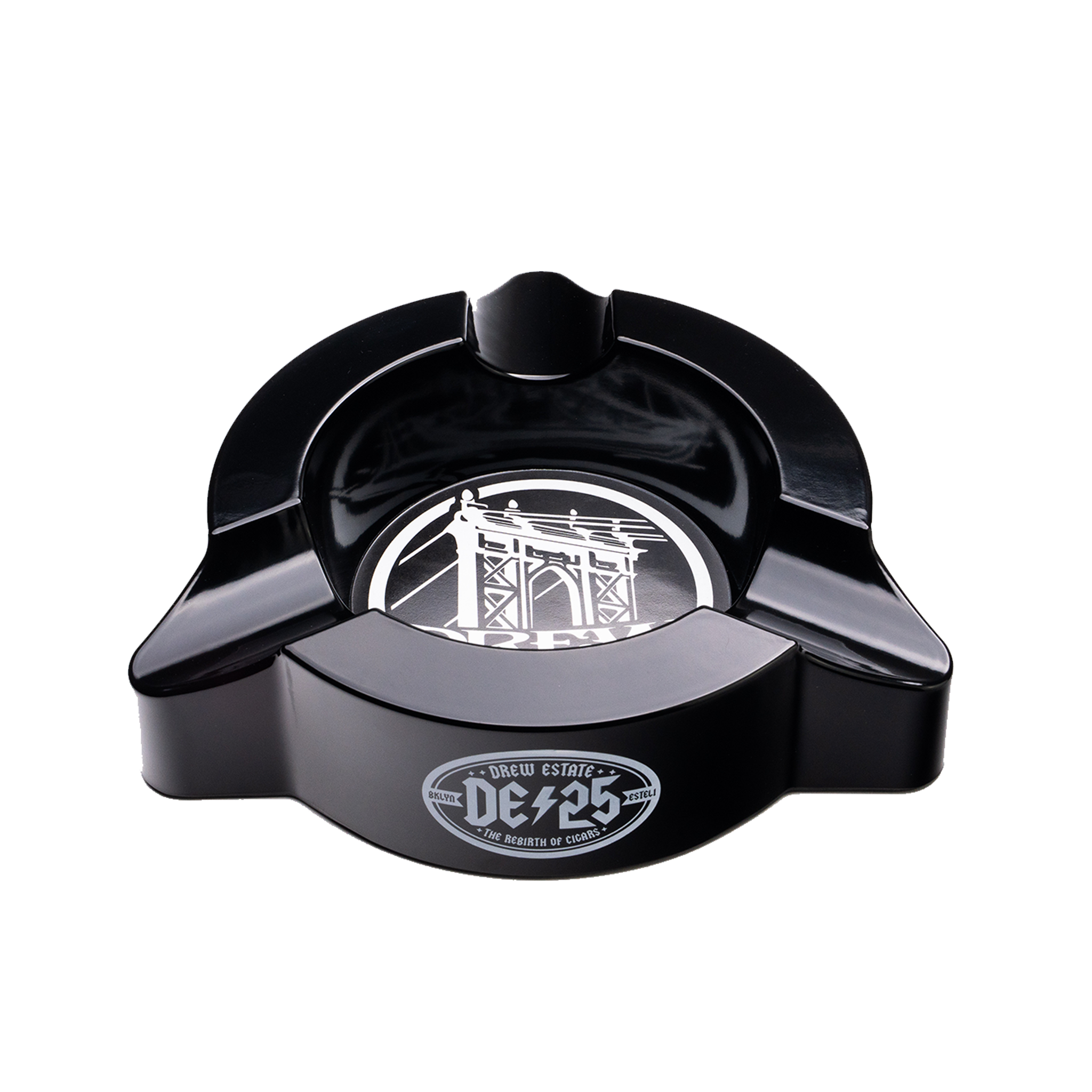 Drew Estate 3 Cigar Triangle Melamine Ashtray – The Index Luxury Cigar ...