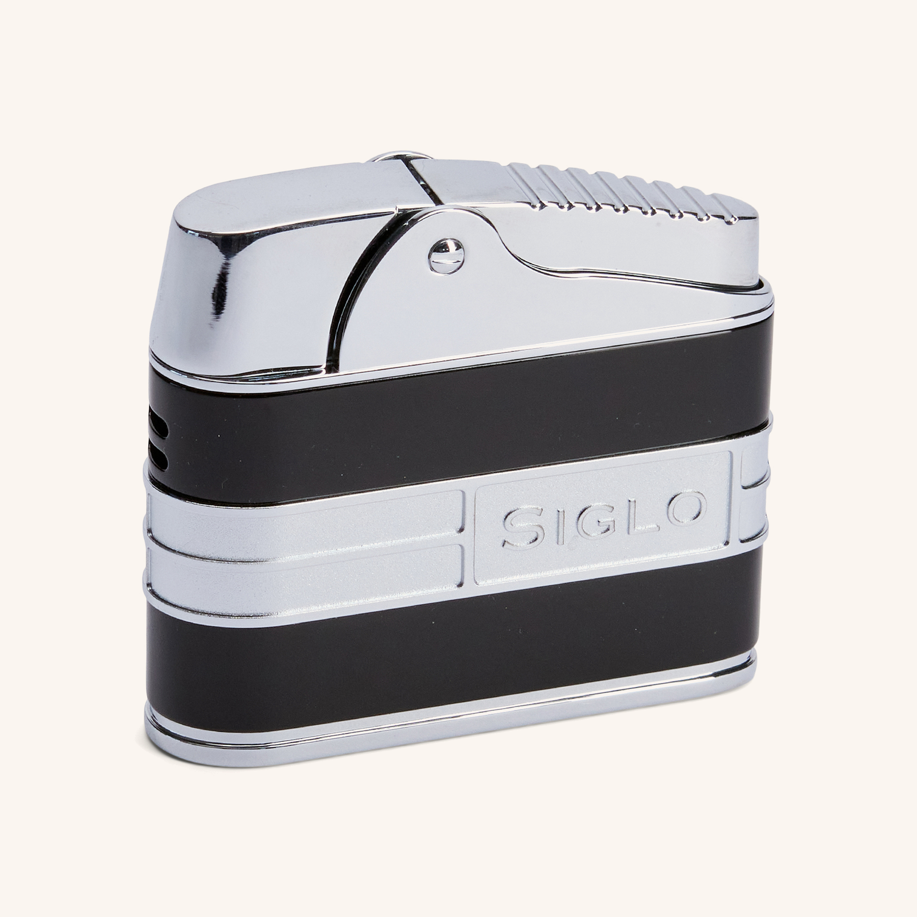 Siglo Retro Table Lighter Black – The Index Luxury Cigar Purveyors